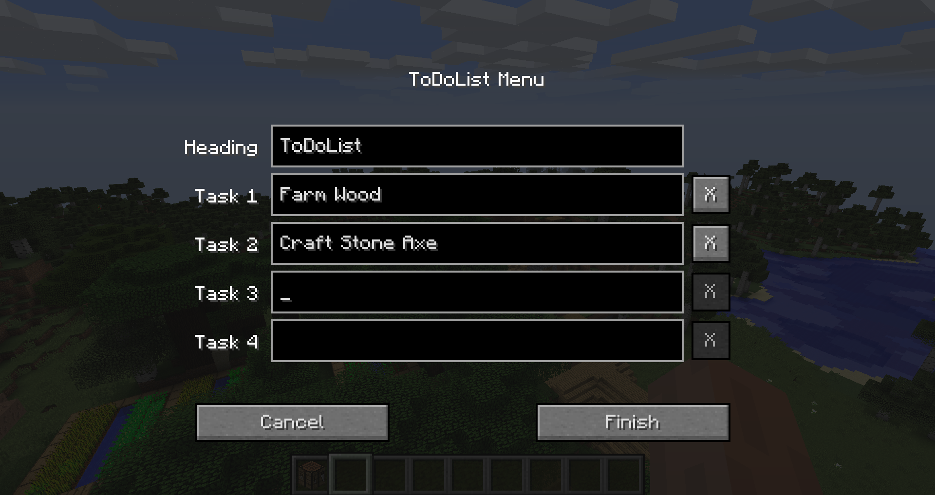 Simple ToDoList Overlay - Screenshots - Minecraft Mods - CurseForge