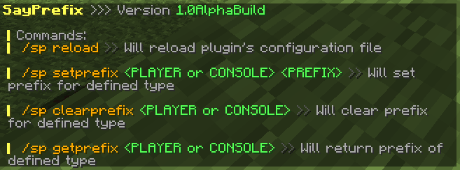 Images - SayPrefix - Bukkit Plugins - Projects - Bukkit