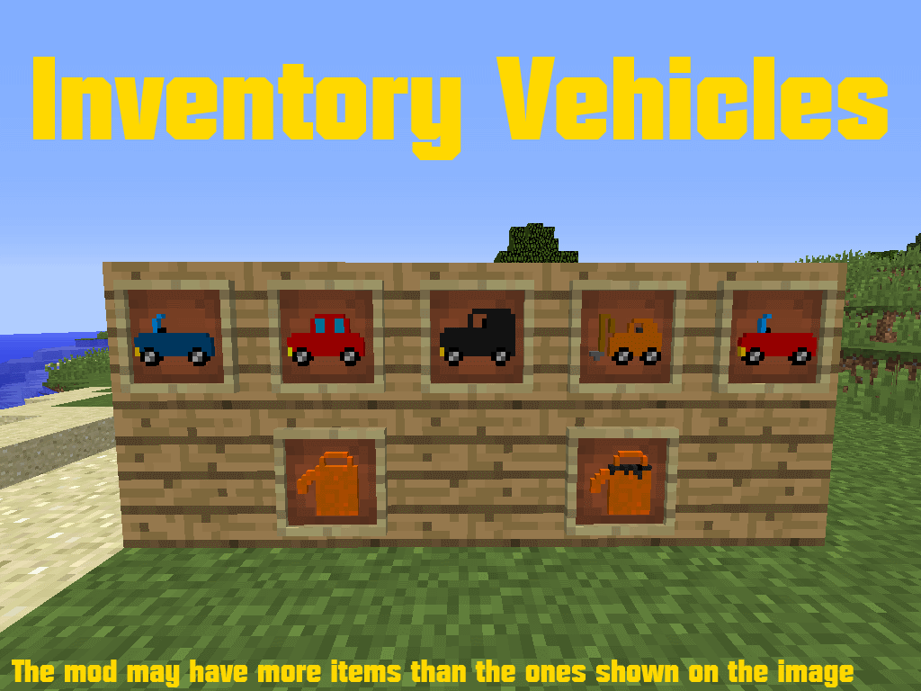 Inventory Vehicles Screenshots - Mods - Minecraft