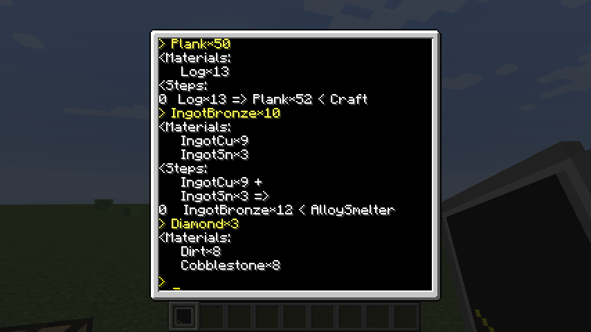 RecipeCalc - Minecraft Mods - CurseForge