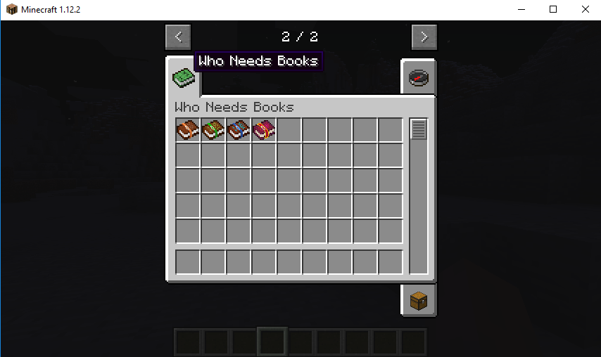 WhoNeedsBooks - Screenshots - Minecraft Mods - CurseForge