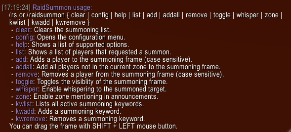 Raid Summon - World of Warcraft Addons - CurseForge