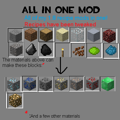 N1ch0l2s' 1.8 Mods All In One Mod - Minecraft Mods - CurseForge
