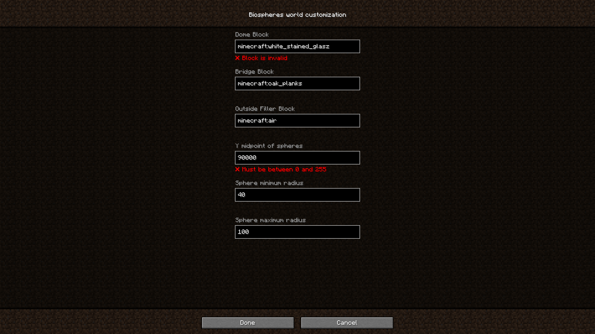 Biospheres - Minecraft Mods - CurseForge