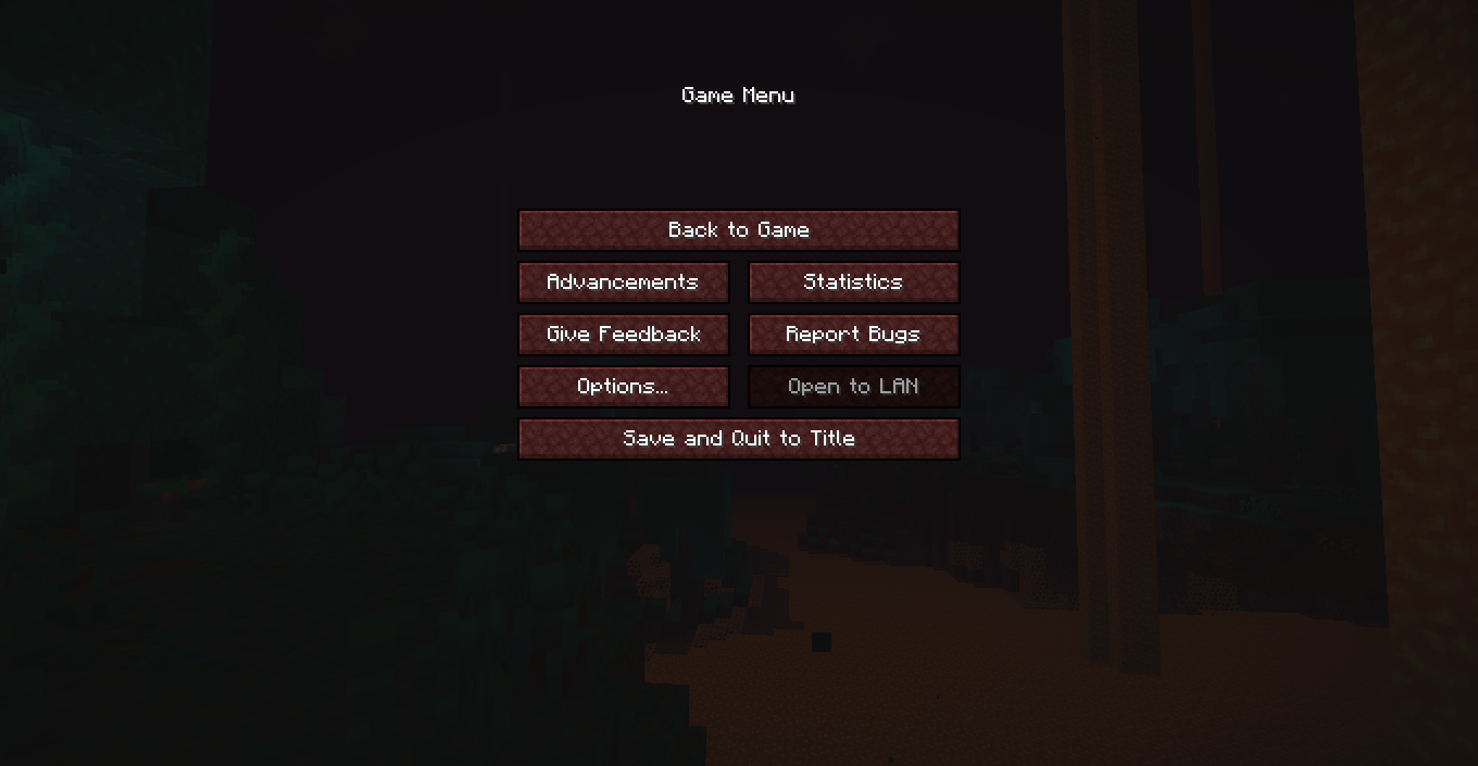 Nether Menus Pack Screenshots - Resource Packs - Minecraft