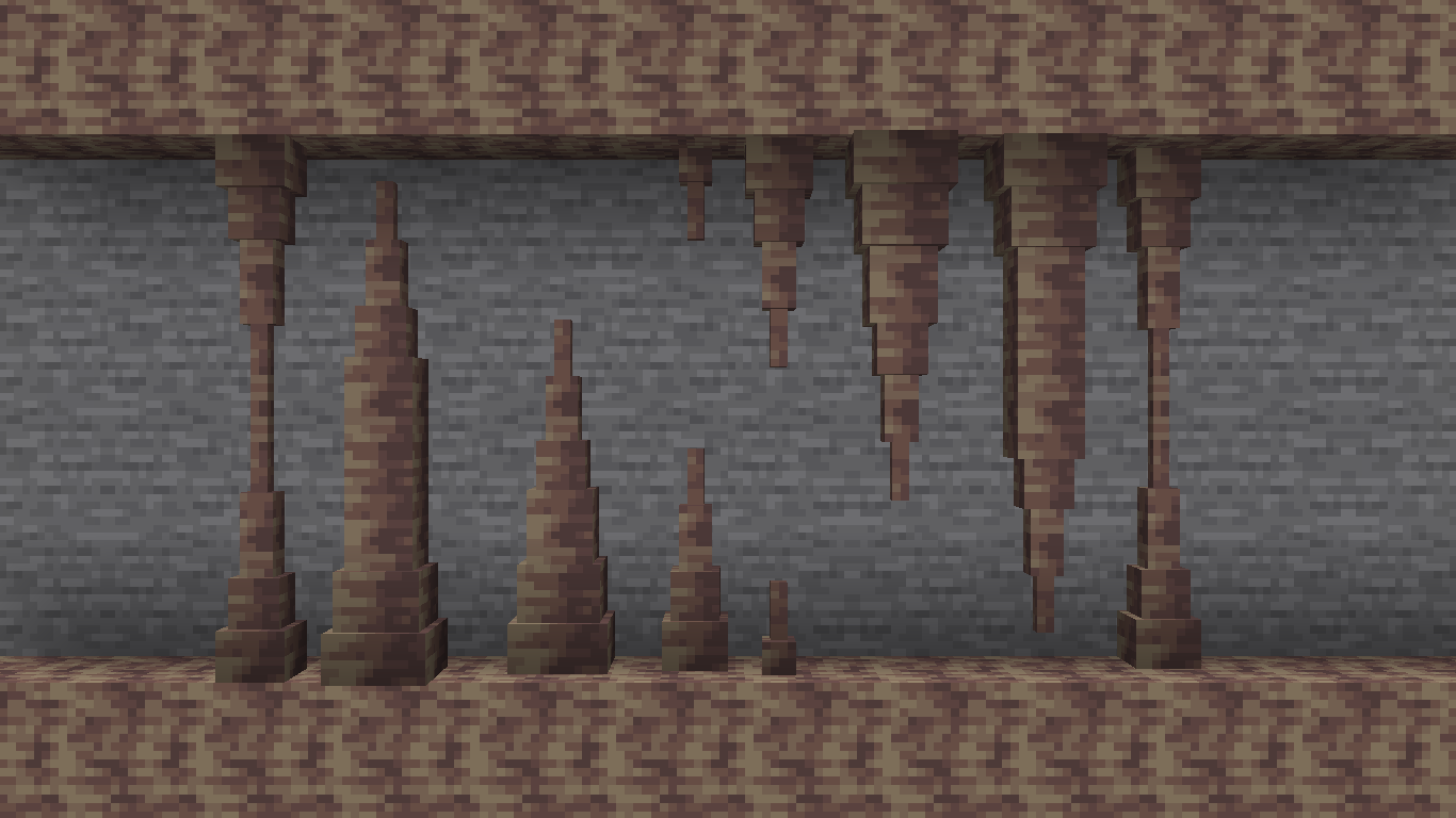 Three Dimensional Pointed Dripstone - Minecraft Resource Packs - CurseForge