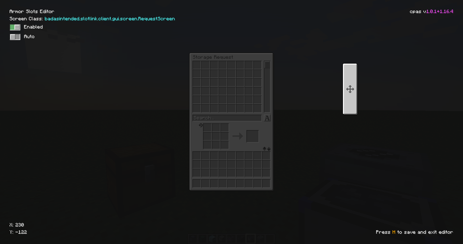 conveniently placed armor slots - Minecraft Mods - CurseForge