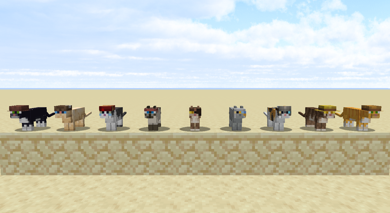 Cats with hats - Minecraft Resource Packs - CurseForge