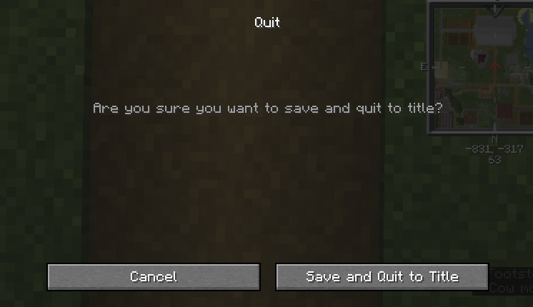 QuitConfirm - Minecraft Mods - CurseForge