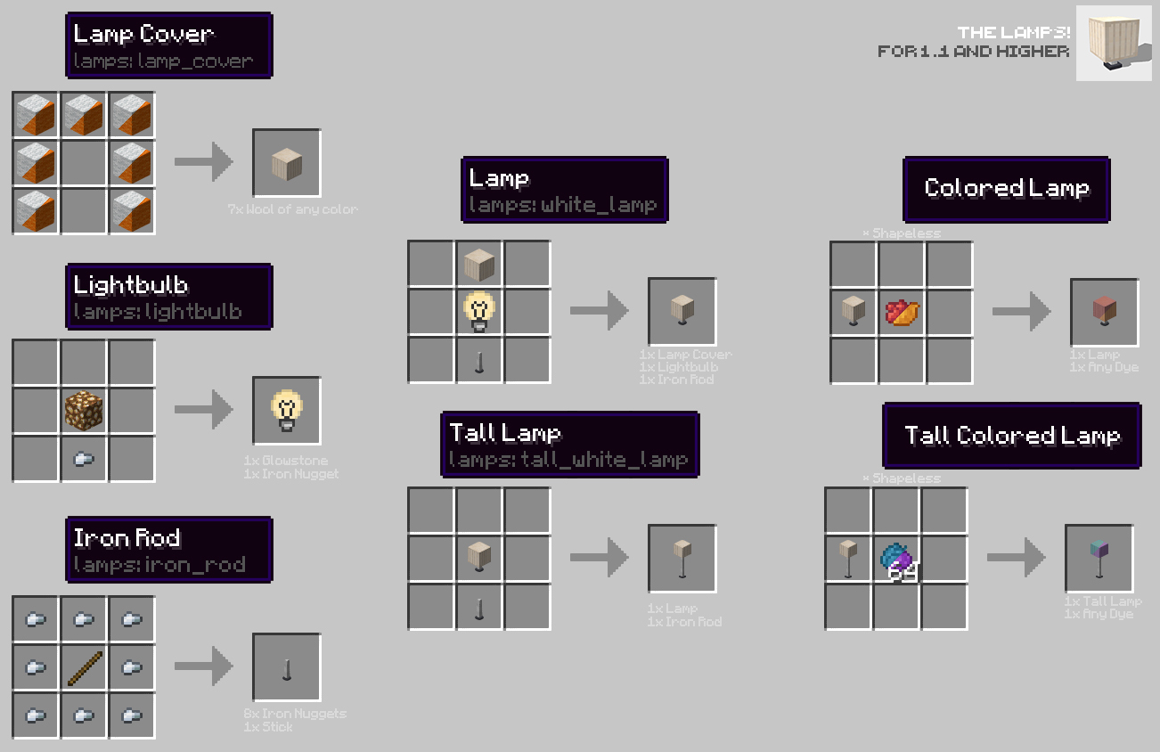 The Lamps! - Mods - Modrinth