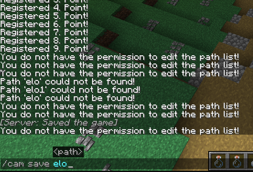 Problem with CMDCam Mod - Java Mods - Modding Java Edition - Minecraft ...