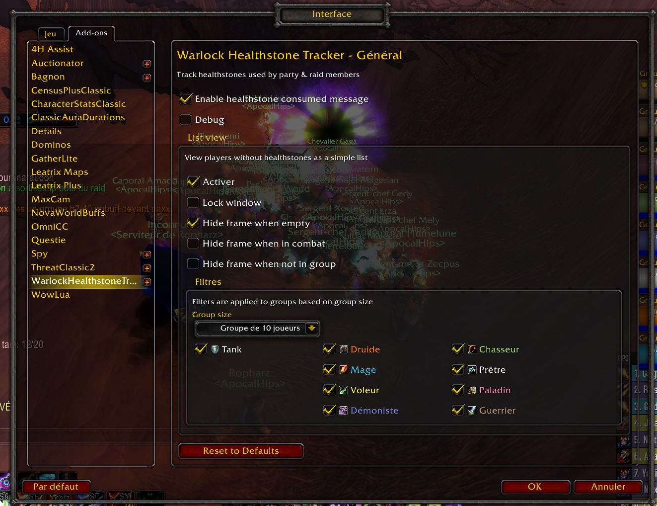 Warlock Healthstone Tracker Tweaked - World of Warcraft Addons - CurseForge