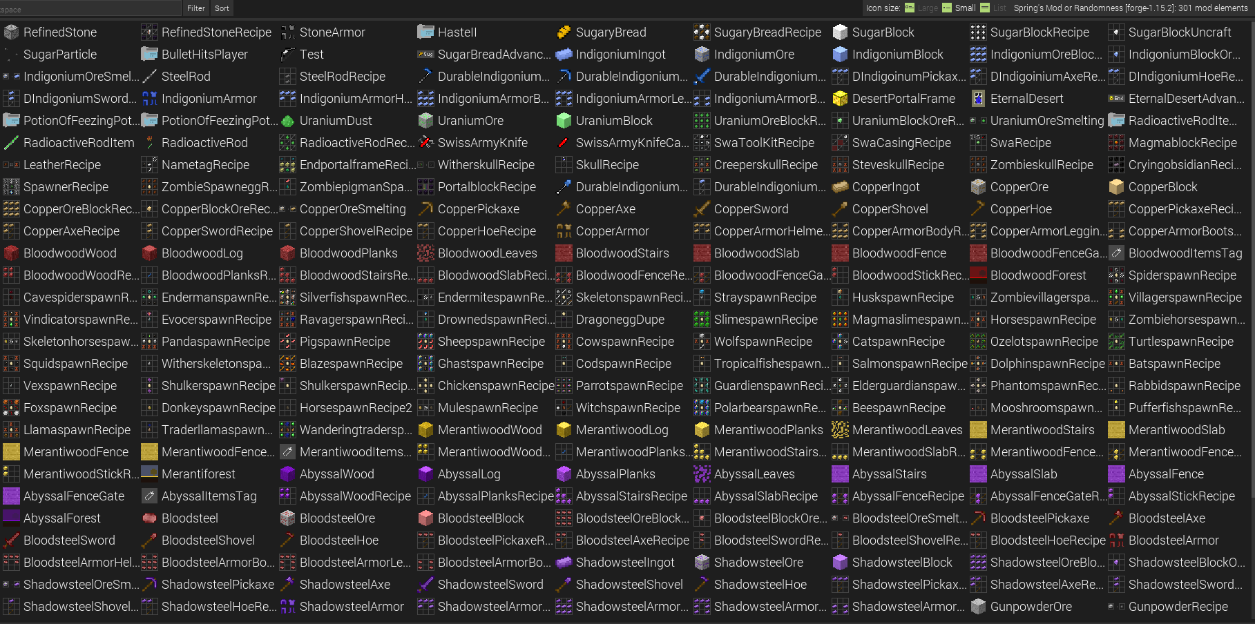 Spring's Mod of Randomness - Minecraft Mods - CurseForge
