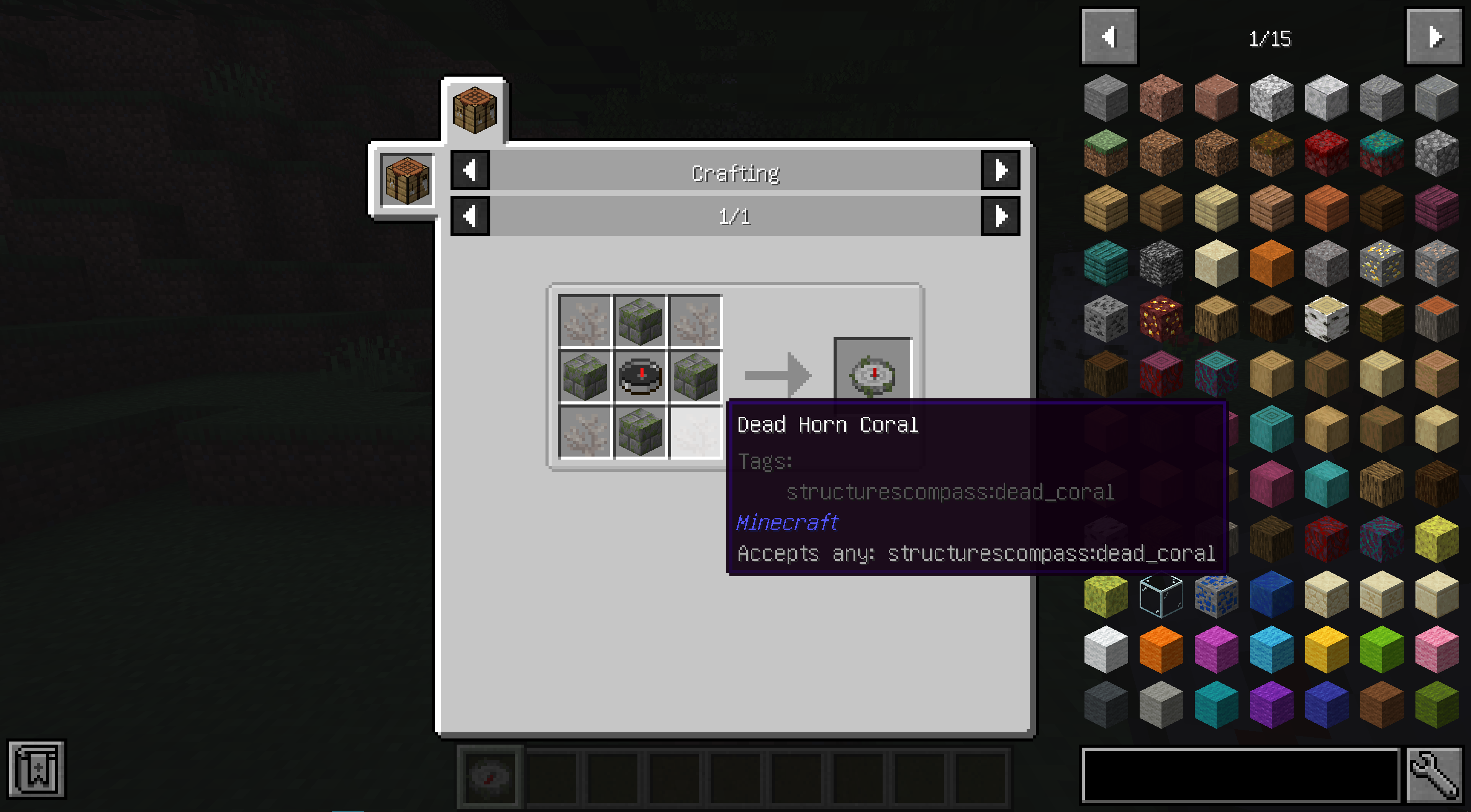 Structures Compass Mods Minecraft