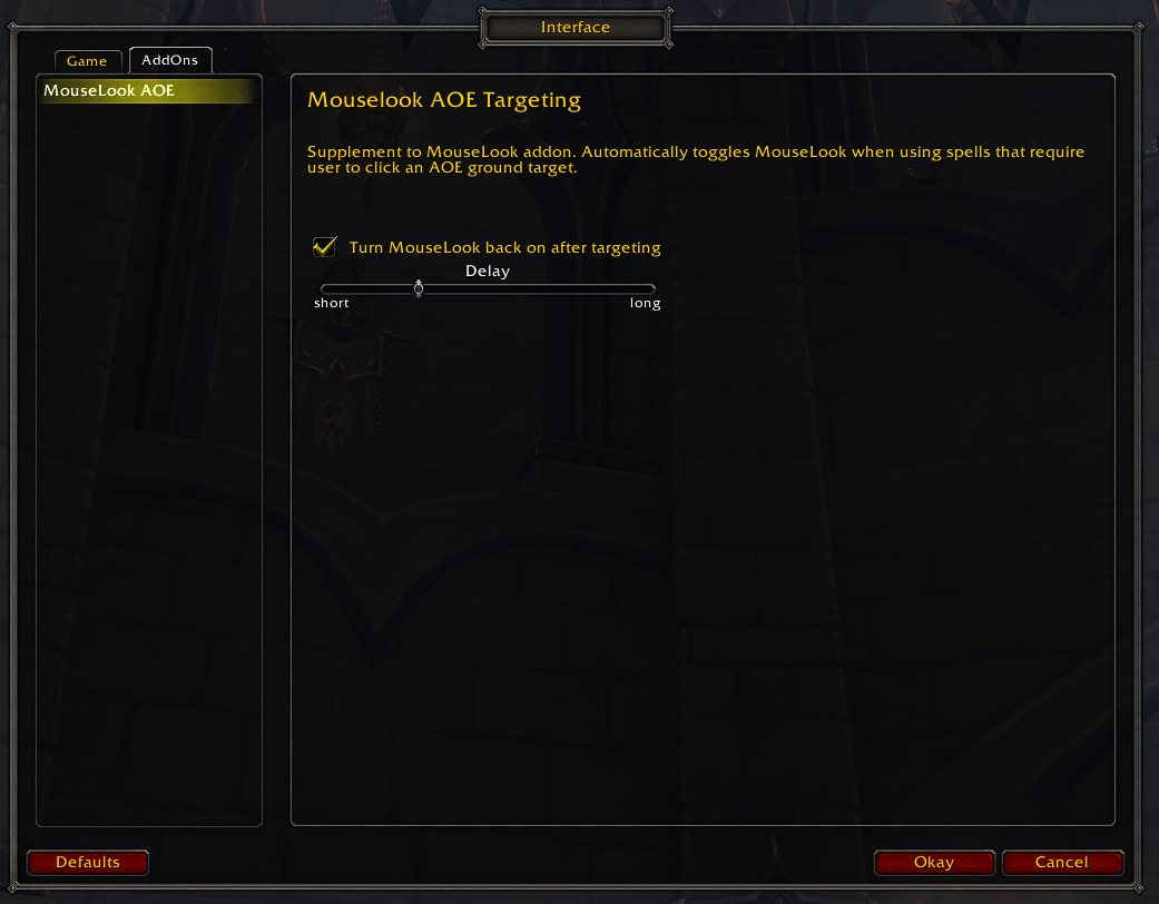 MouseLook AOE Targeting - World of Warcraft Addons - CurseForge
