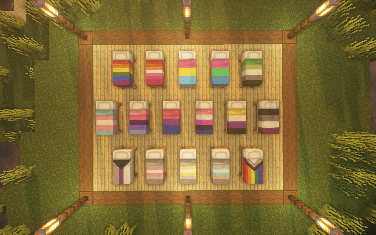 LGBTQ+ Pride Beds - Gallery - Minecraft Resource Packs - CurseForge
