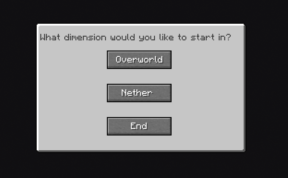 Dimension Starter - Minecraft Mods - CurseForge