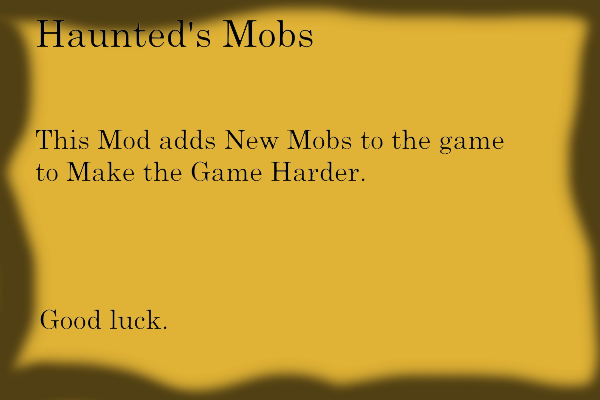 Haunted's Mobs - Minecraft Mods - CurseForge