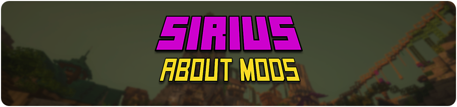 SiriusAboutMods - Minecraft Modpacks - CurseForge