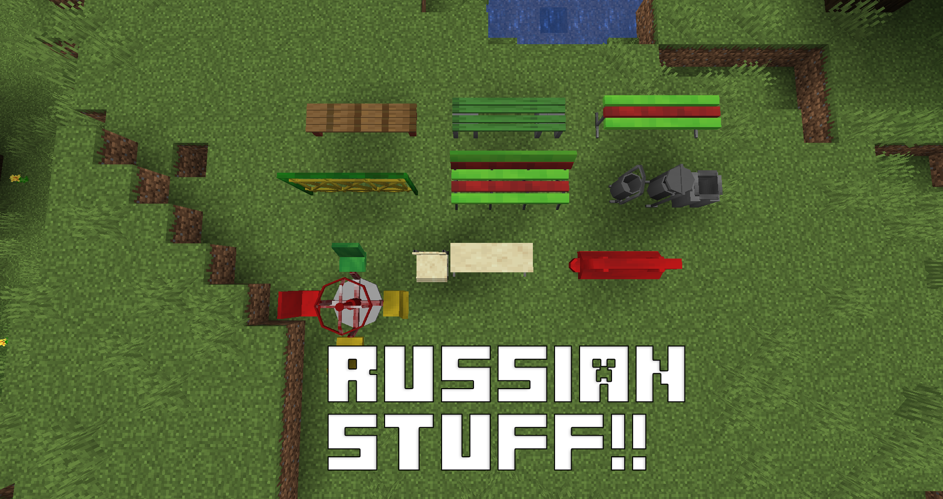 Rcraft - Russian furniture and items - Screenshots - Minecraft Mods ...