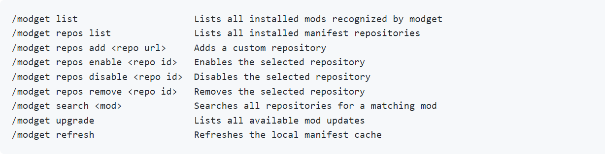 Modget - Minecraft Mods - CurseForge
