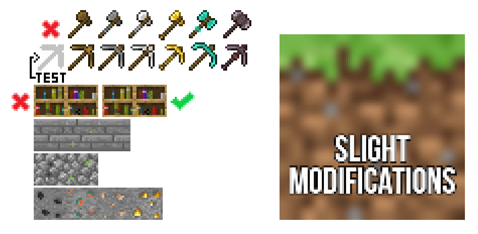 Slight modifications - Minecraft Resource Packs - CurseForge