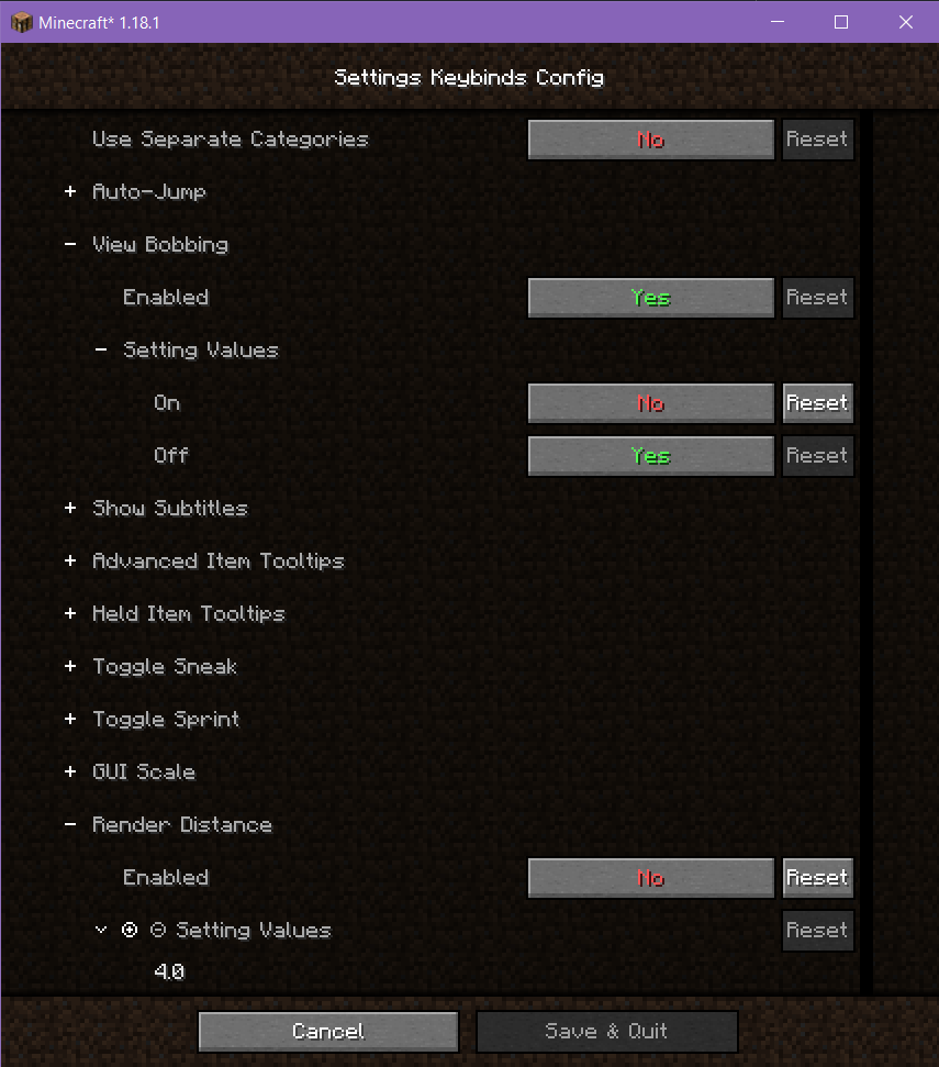Settings Keybinds - Minecraft Mods - CurseForge