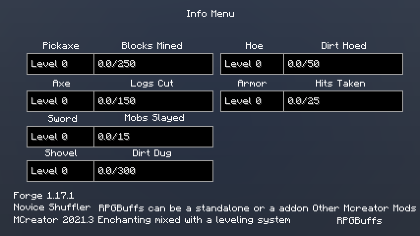 RPG Leveling - Gallery - Minecraft Mods - CurseForge