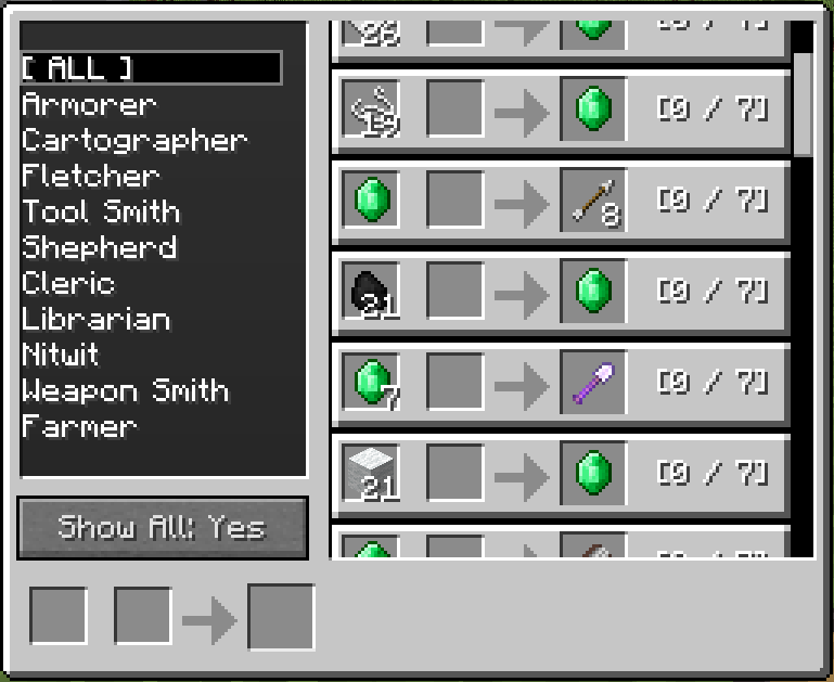 Villager Market - NBT Fix - Minecraft Mods - CurseForge