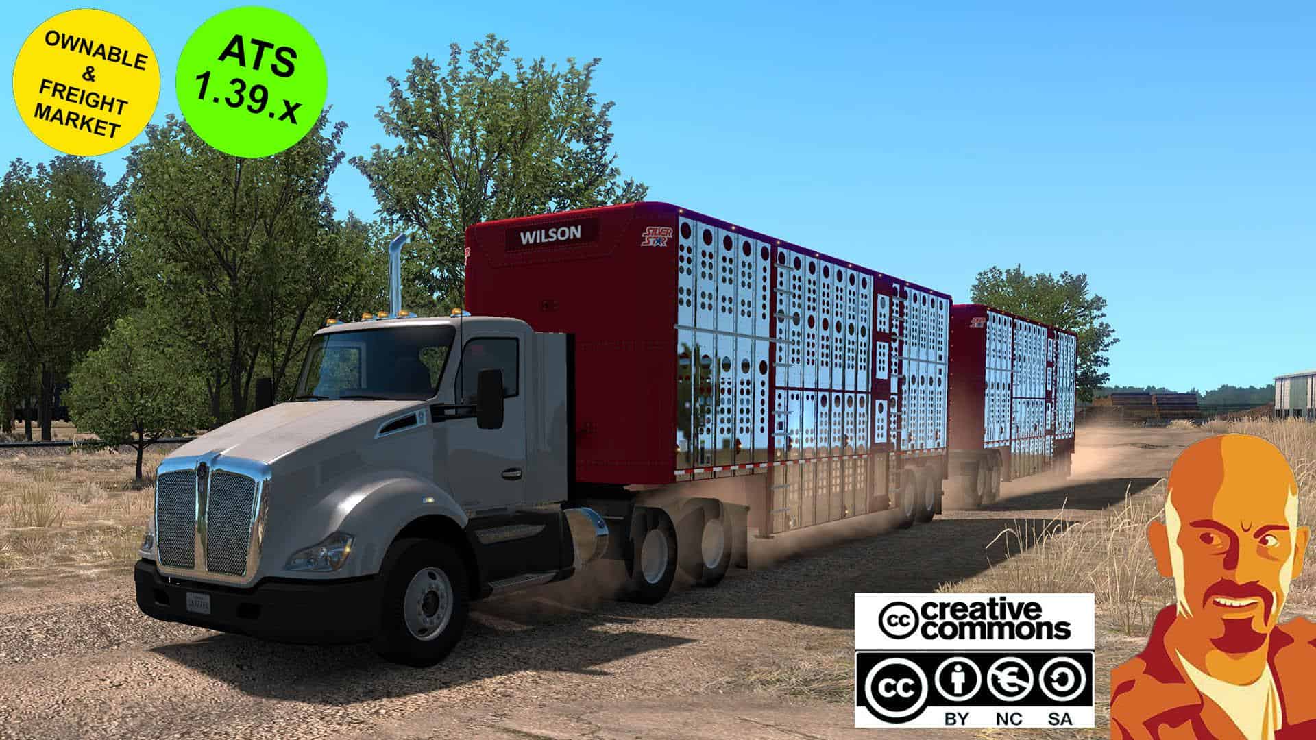 Wilson Cattle Trailers - American Truck Simulator Mods - CurseForge