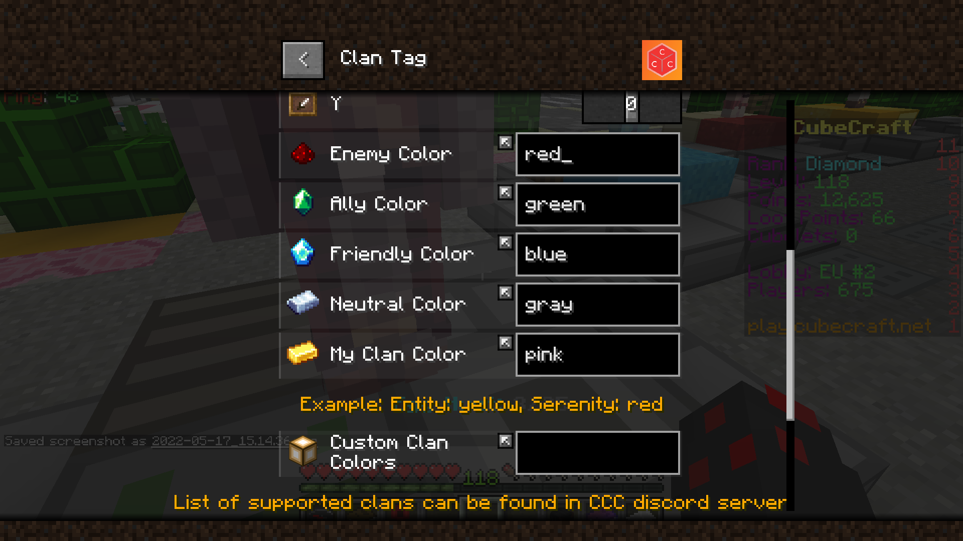 Clan Tag - Minecraft Mods - CurseForge