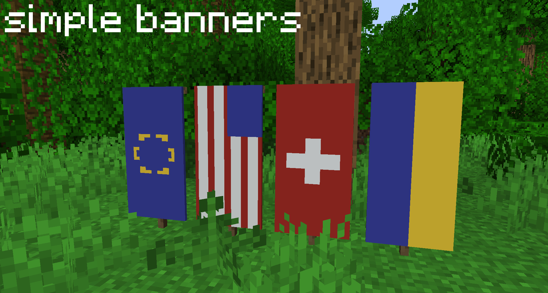 simple banners Screenshots - Resource Packs - Minecraft