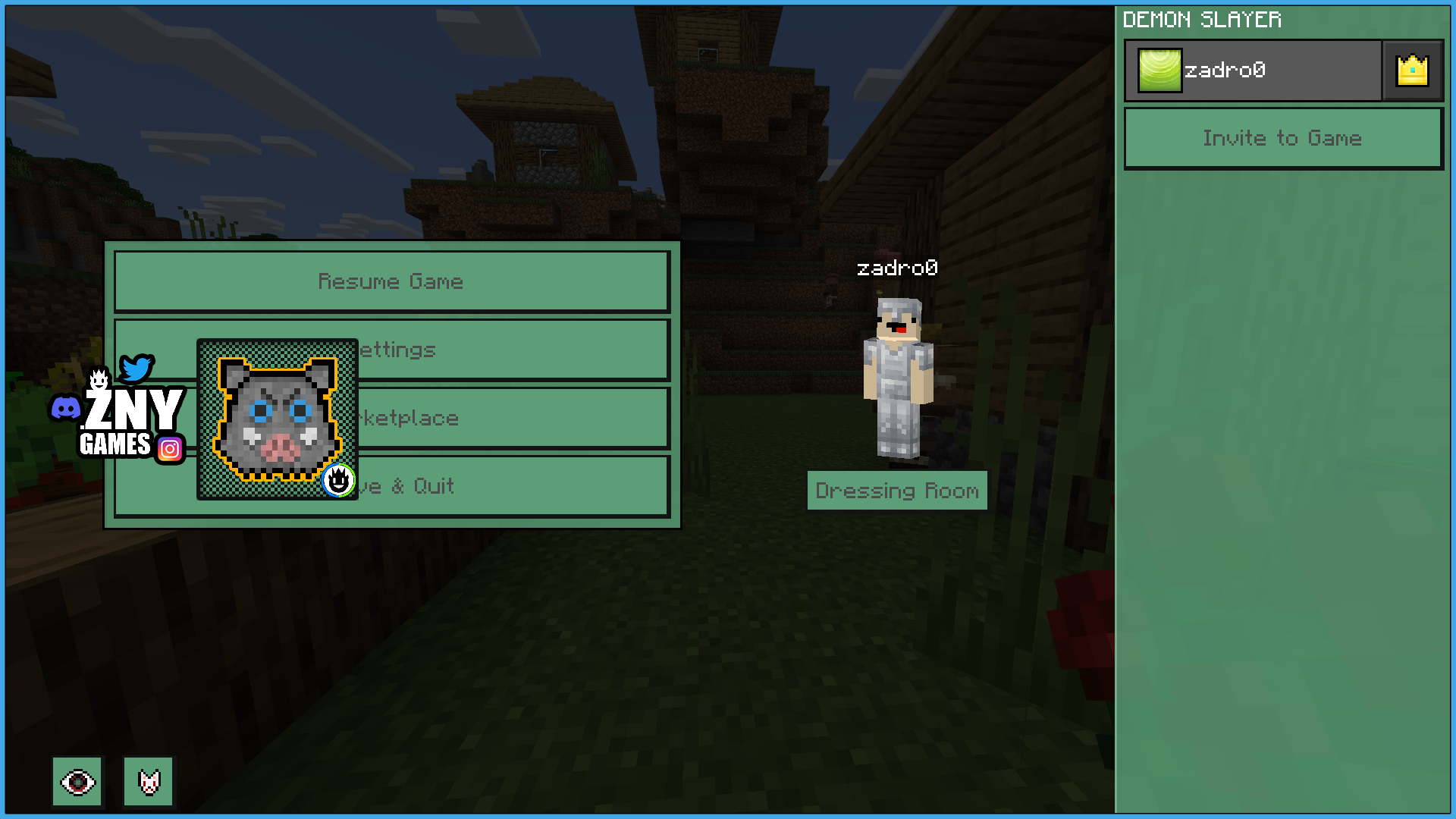 DEMON SLAYER UI [BEDROCK] - Minecraft Bedrock Addons - CurseForge