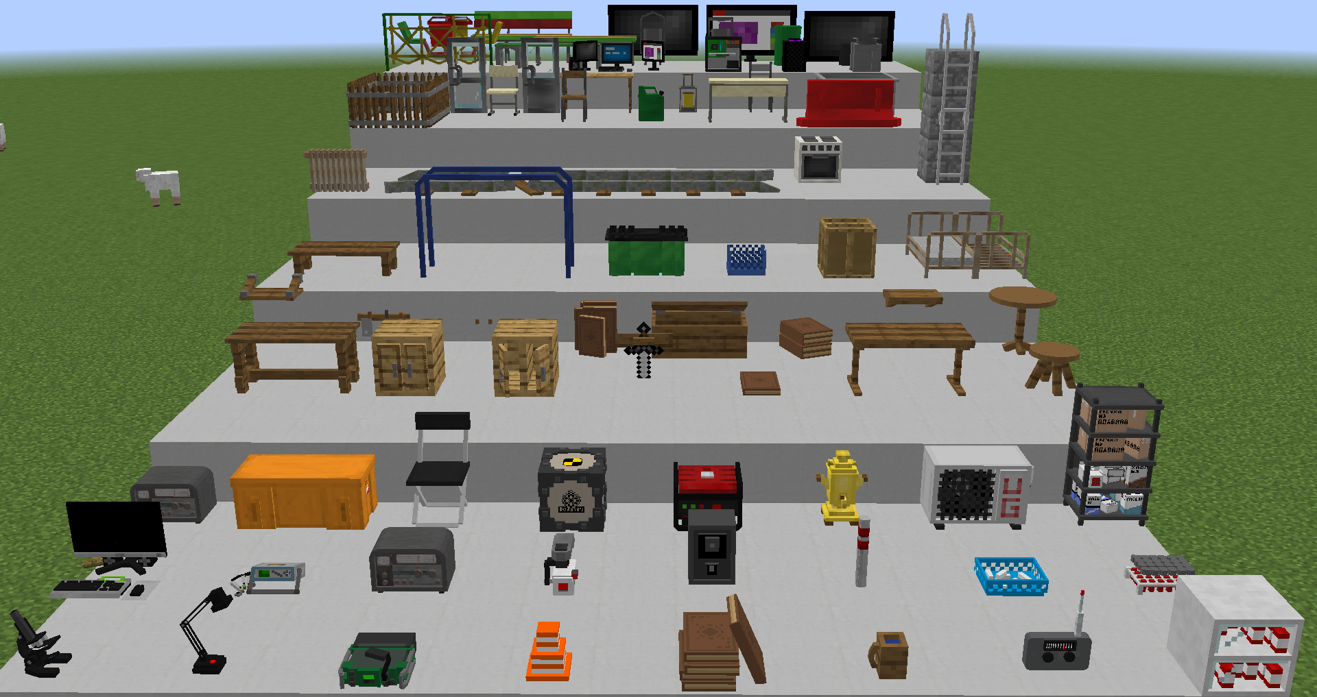 Rcraft - Russian furniture and items - Screenshots - Minecraft Mods ...