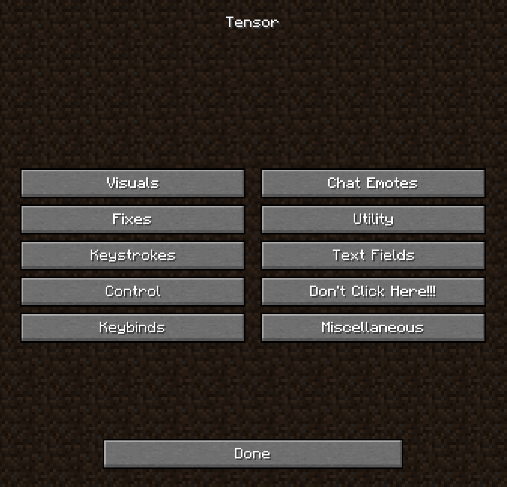 Tensor - Minecraft Mods - CurseForge