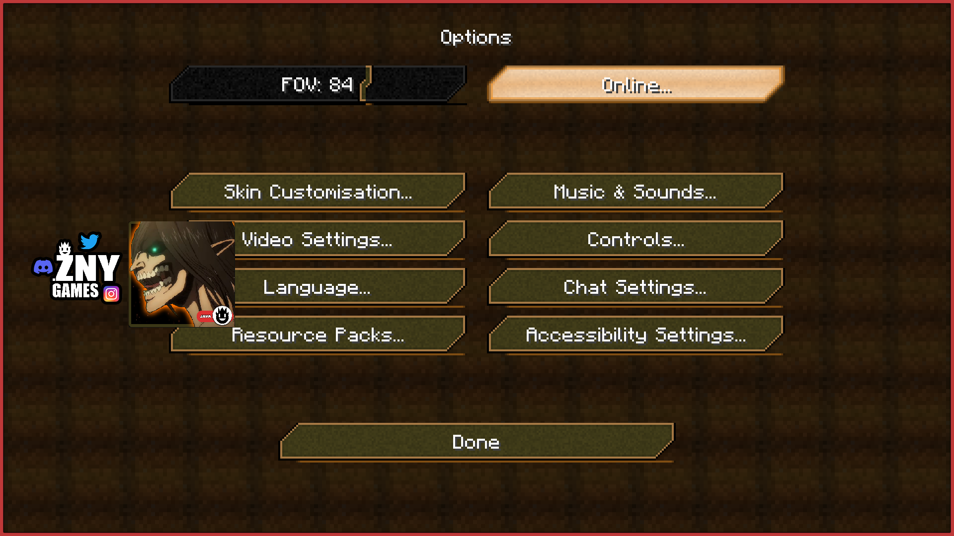 ATTACK ON TITAN UI - Minecraft Resource Packs - CurseForge
