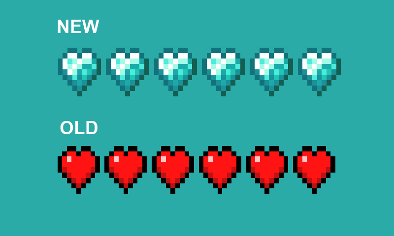 Torrezx-Diamond heart - Minecraft Resource Packs - CurseForge