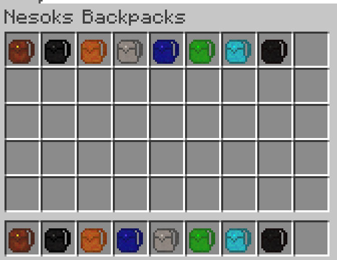 Nesok´s easy backpack´s - Minecraft Mods - CurseForge