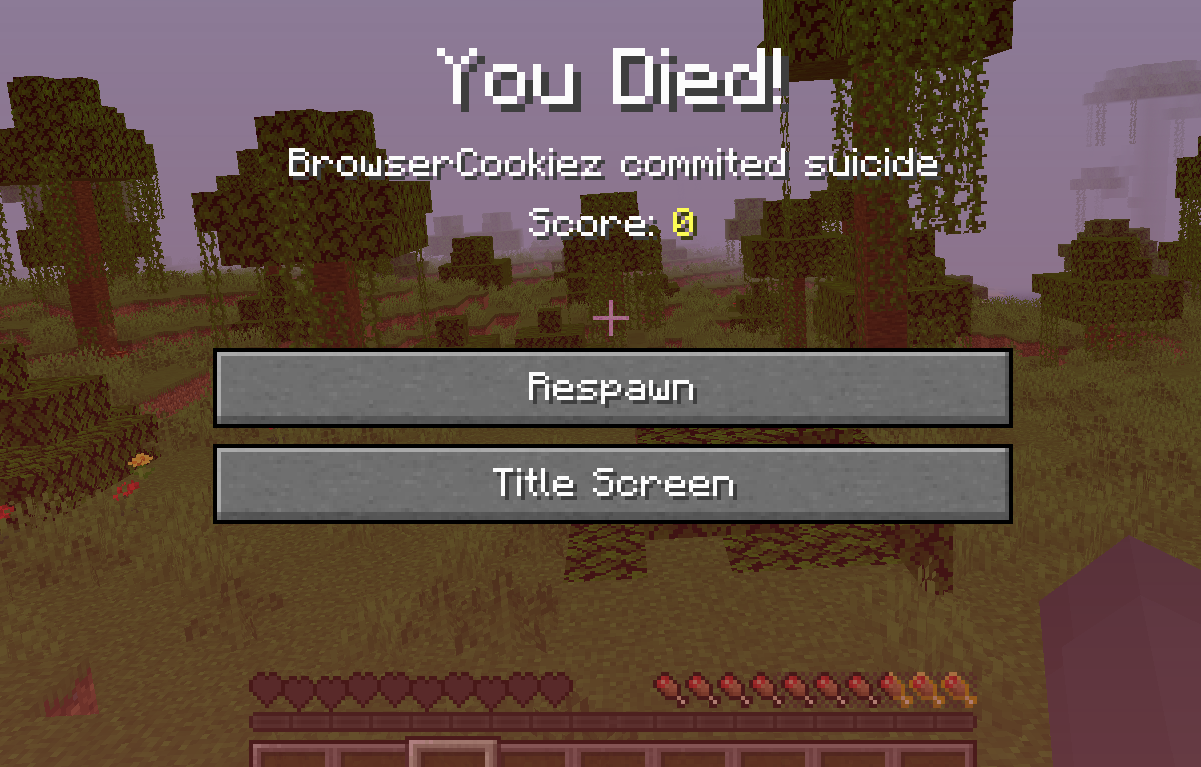 Suicide Keybind Screenshots Minecraft Mods Curseforge