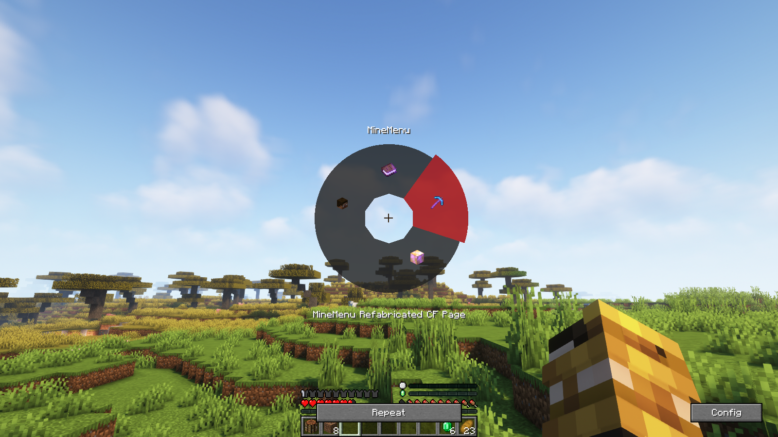 Minemenu Refabricated Minecraft Mods Curseforge