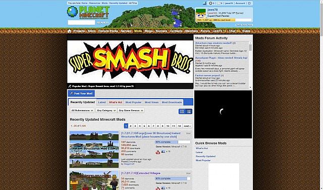 Super Smash Bros Mod - Minecraft Mods - CurseForge