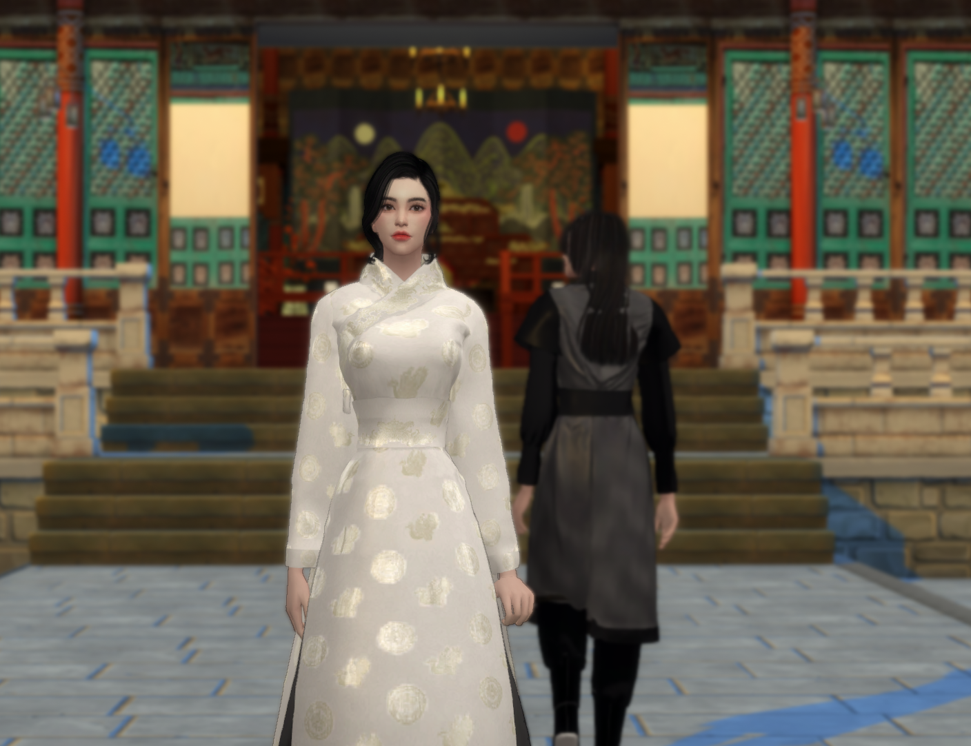 Goryeo Female Hanbok - The Sims 4 Create a Sim - CurseForge