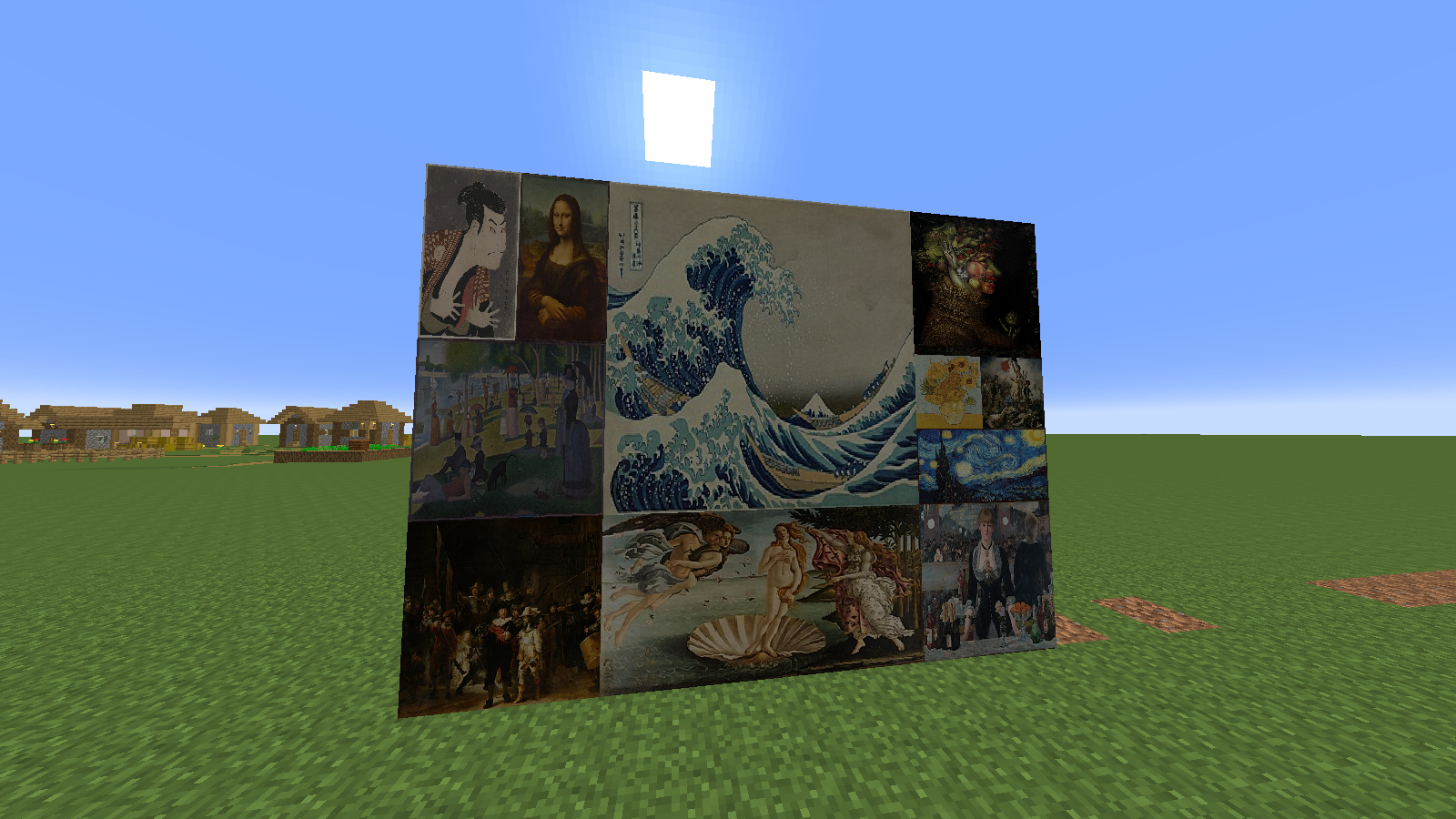 Minecraft Paintings Texture Pack