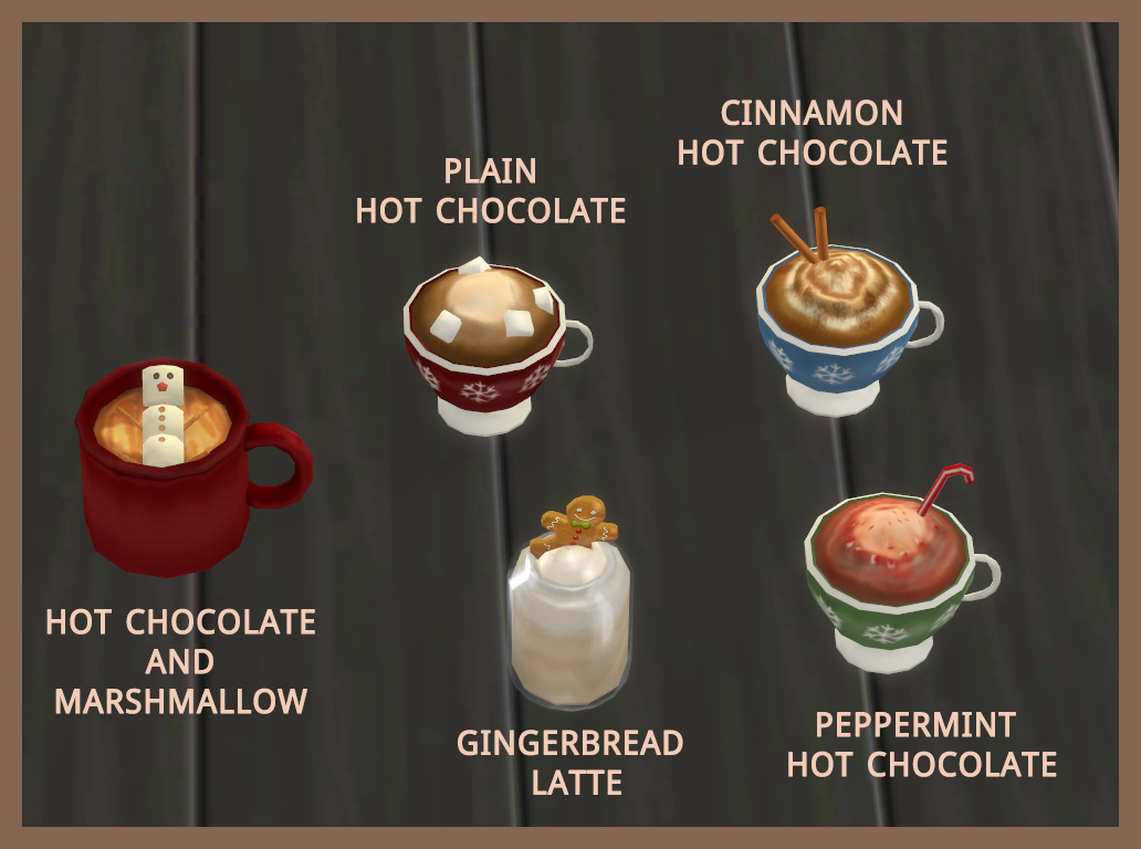 HOT CHOCOLATE MAKER The Sims 4 Mods CurseForge