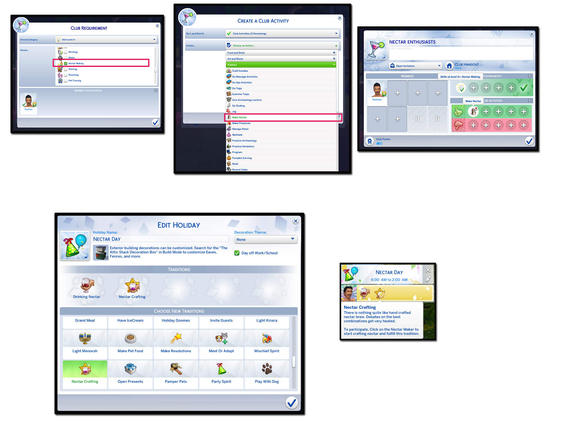 NECTAR MAKING - The Sims 4 Mods - CurseForge