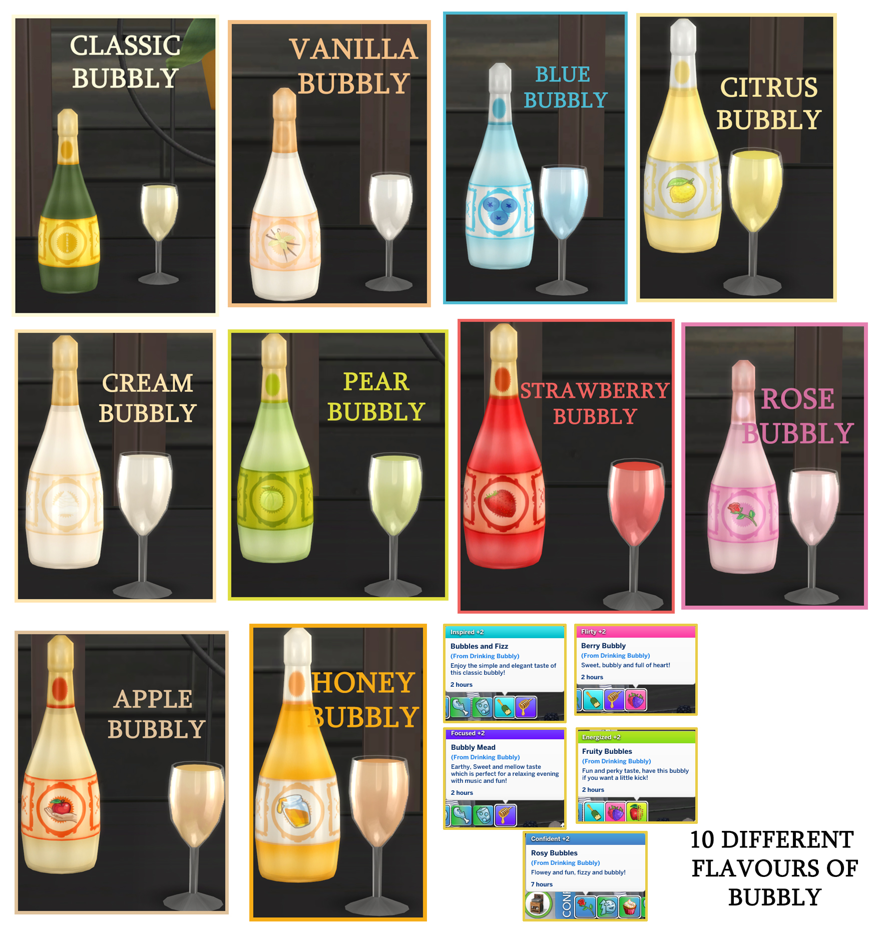 BUBBLY CHAMPAGNE - The Sims 4 Mods - CurseForge