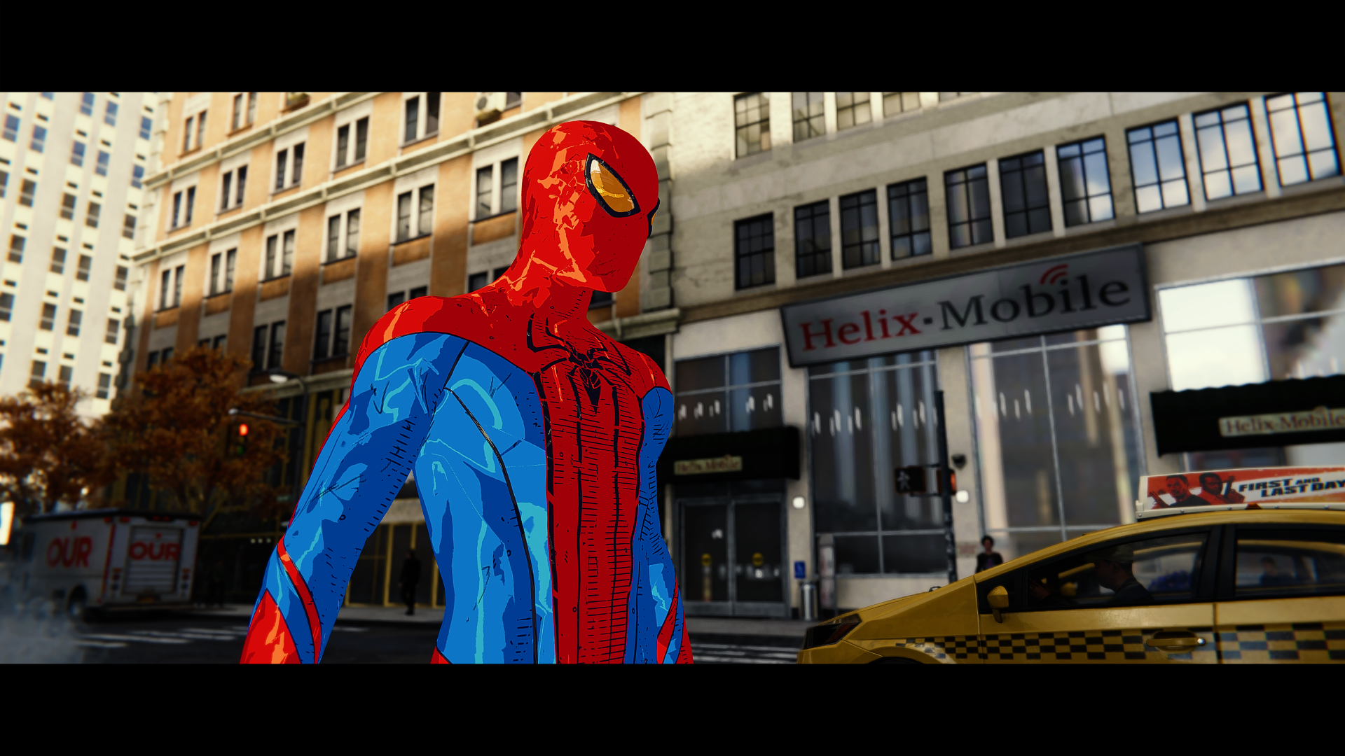 Cell shaded TASM suit - Spider-Man Remastered Mods - CurseForge