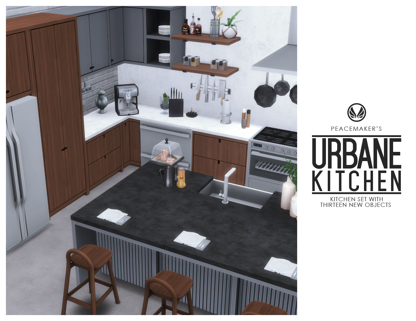 Urbane Kitchen - The Sims 4 Build / Buy - CurseForge