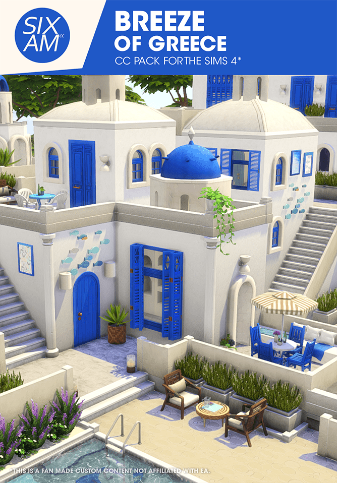 Breeze of Greece CC Pack - The Sims 4 Build / Buy - CurseForge