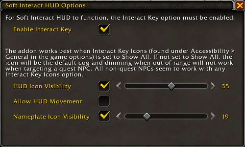 Soft Interact HUD - World of Warcraft Addons - CurseForge